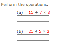 Solved Perform the operations. | Chegg.com