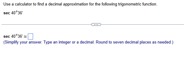 Solved Use a calculator to find a decimal approximation for | Chegg.com