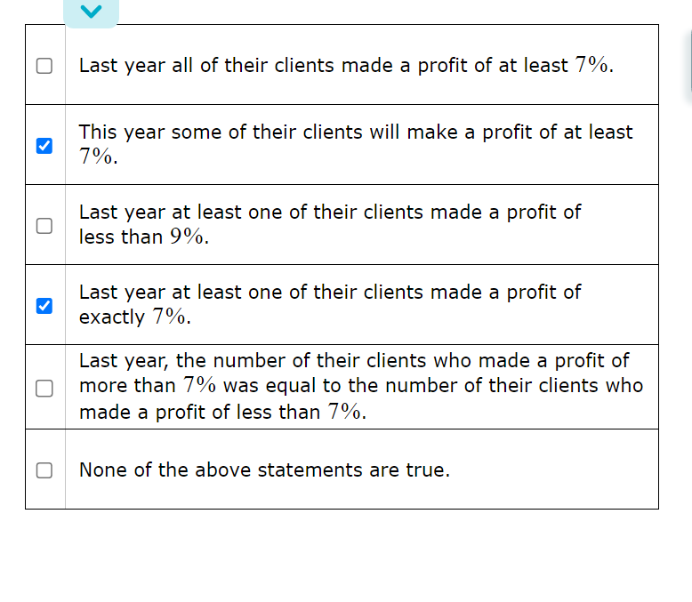 Solved An investment company advertised that last year its | Chegg.com