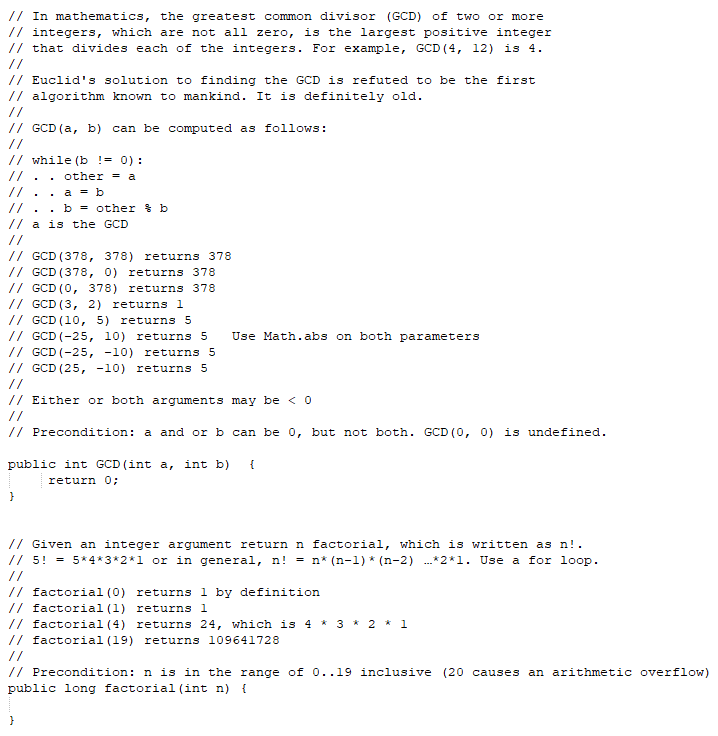 Solved // In mathematics, the greatest common divisor (GCD) | Chegg.com
