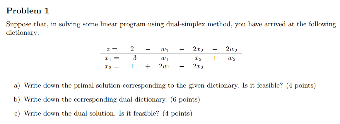 Solved Suppose that, in solving some linear program using | Chegg.com
