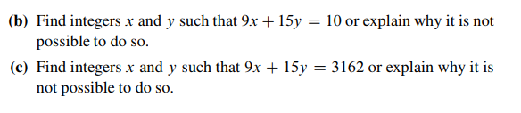 Solved 6 (a) Find integers u and v such that 9u 14v or | Chegg.com