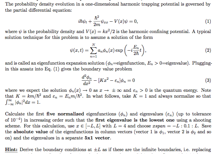 The probability density evolution in a | Chegg.com