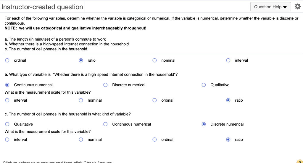 Solved Instructor-created question Question Help For each of | Chegg.com