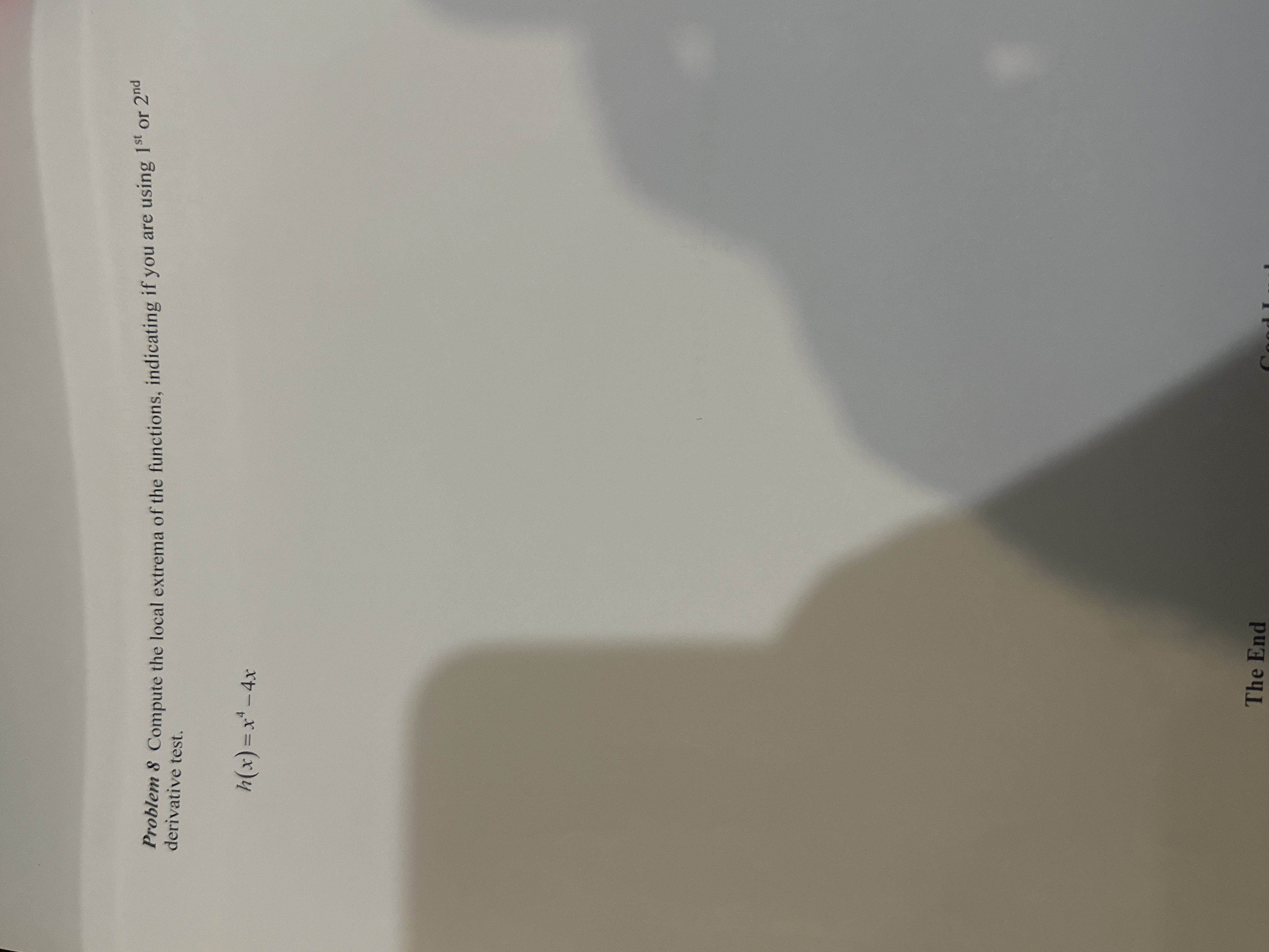 Solved Problem & Compute the local extrema of the functions, | Chegg.com