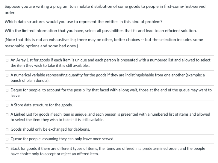 Solved Suppose you are writing a program to simulate | Chegg.com