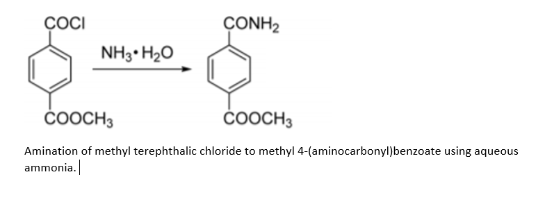 Solved COCI CONH2 NH3.H20 COOCH3 COOCH3 Amination of methyl | Chegg.com