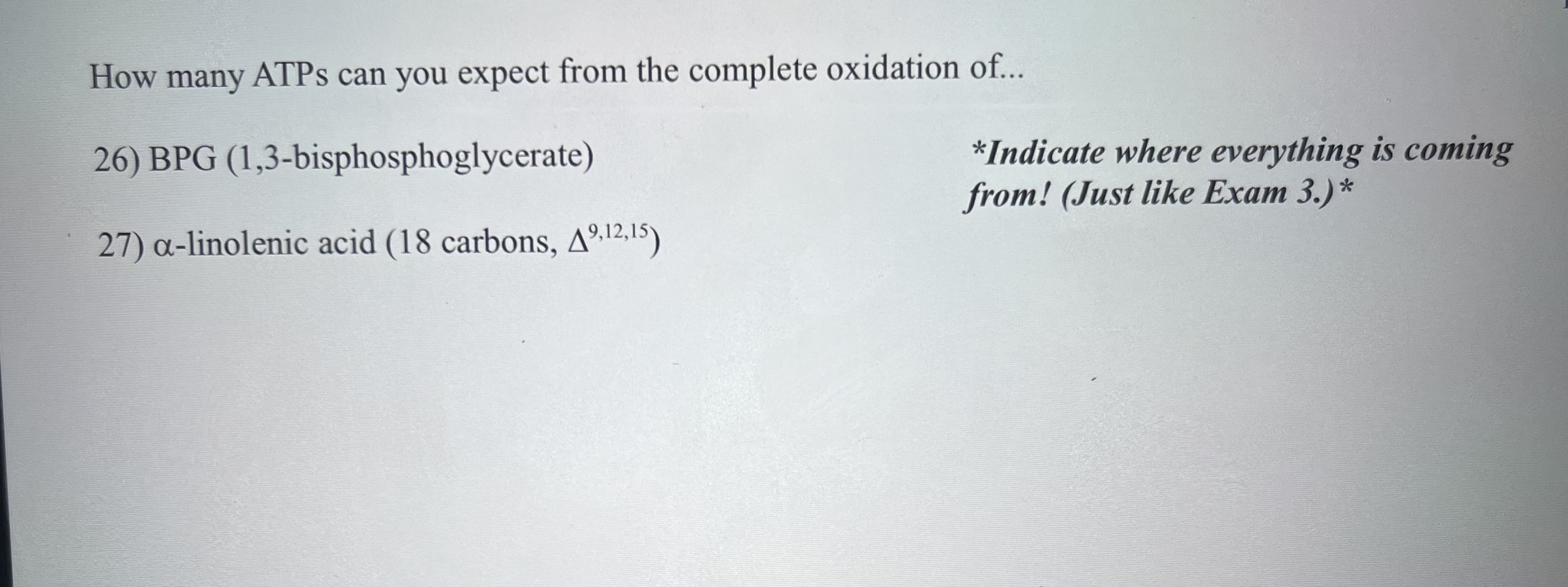 Solved How many ATPs can you expect from the complete | Chegg.com