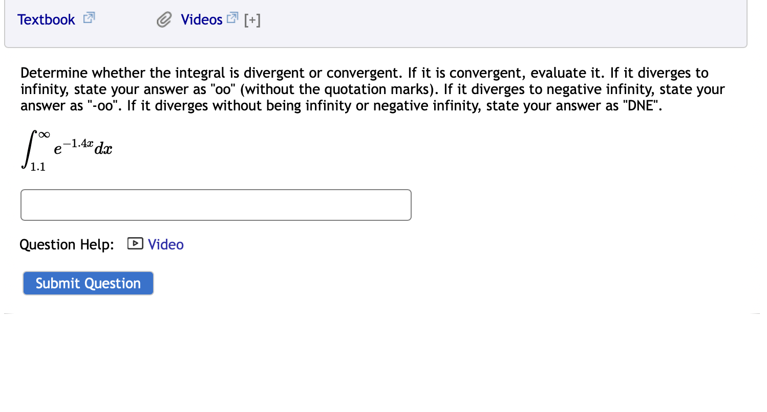 Solved Determine whether the integral is divergent or | Chegg.com