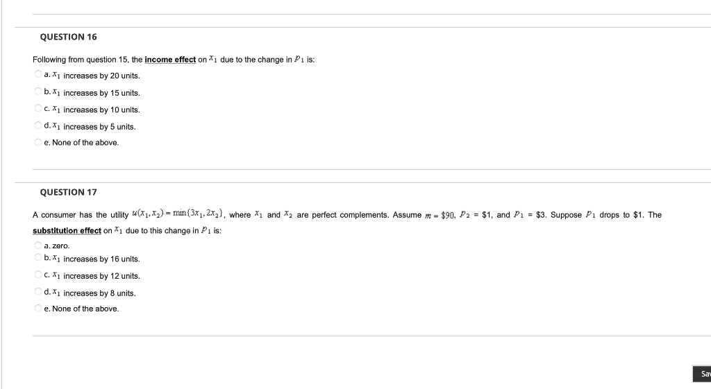 Solved Questions 15 and 16 can be solved together. Question | Chegg.com