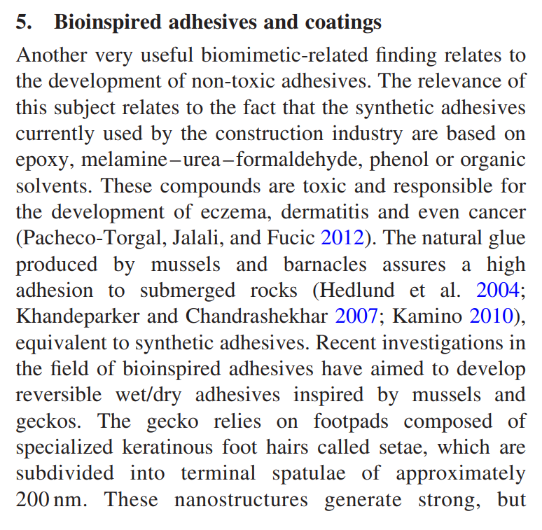 Biotechnologies and bioinspired materials for the | Chegg.com