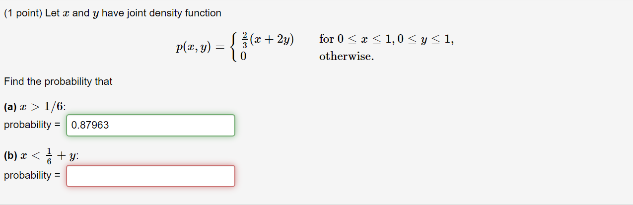 Solved Let x and y have joint density | Chegg.com Solved Let x and y have joint density | Chegg.com