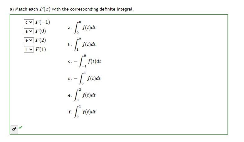 Solved Let F(x)=∫0xf(t)dt represent the area bounded by the | Chegg.com
