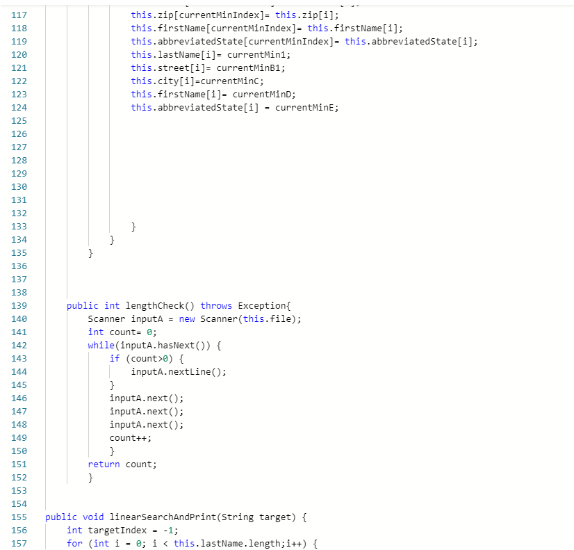 Solved I am trying to Finish this program but it is giving | Chegg.com