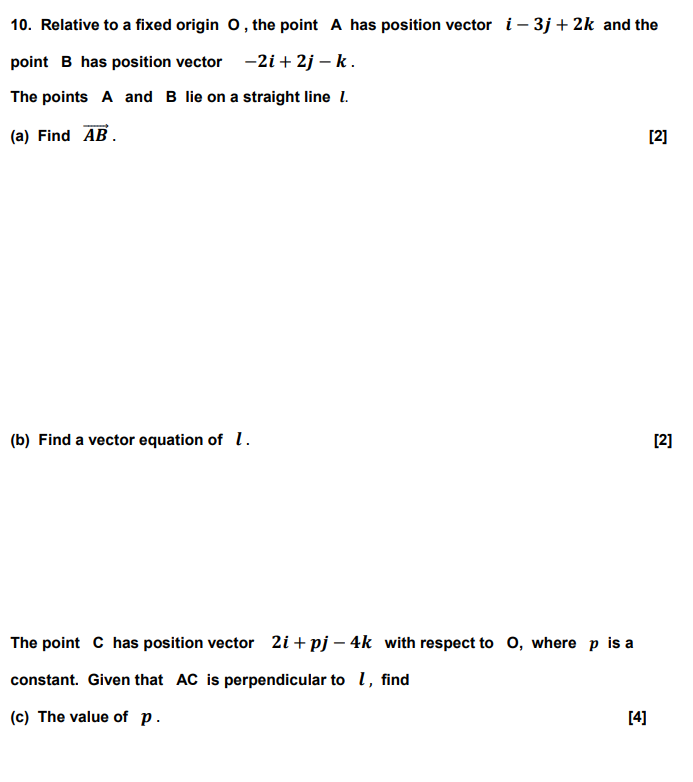 Solved 10. Relative to a fixed origin o, the point A has | Chegg.com