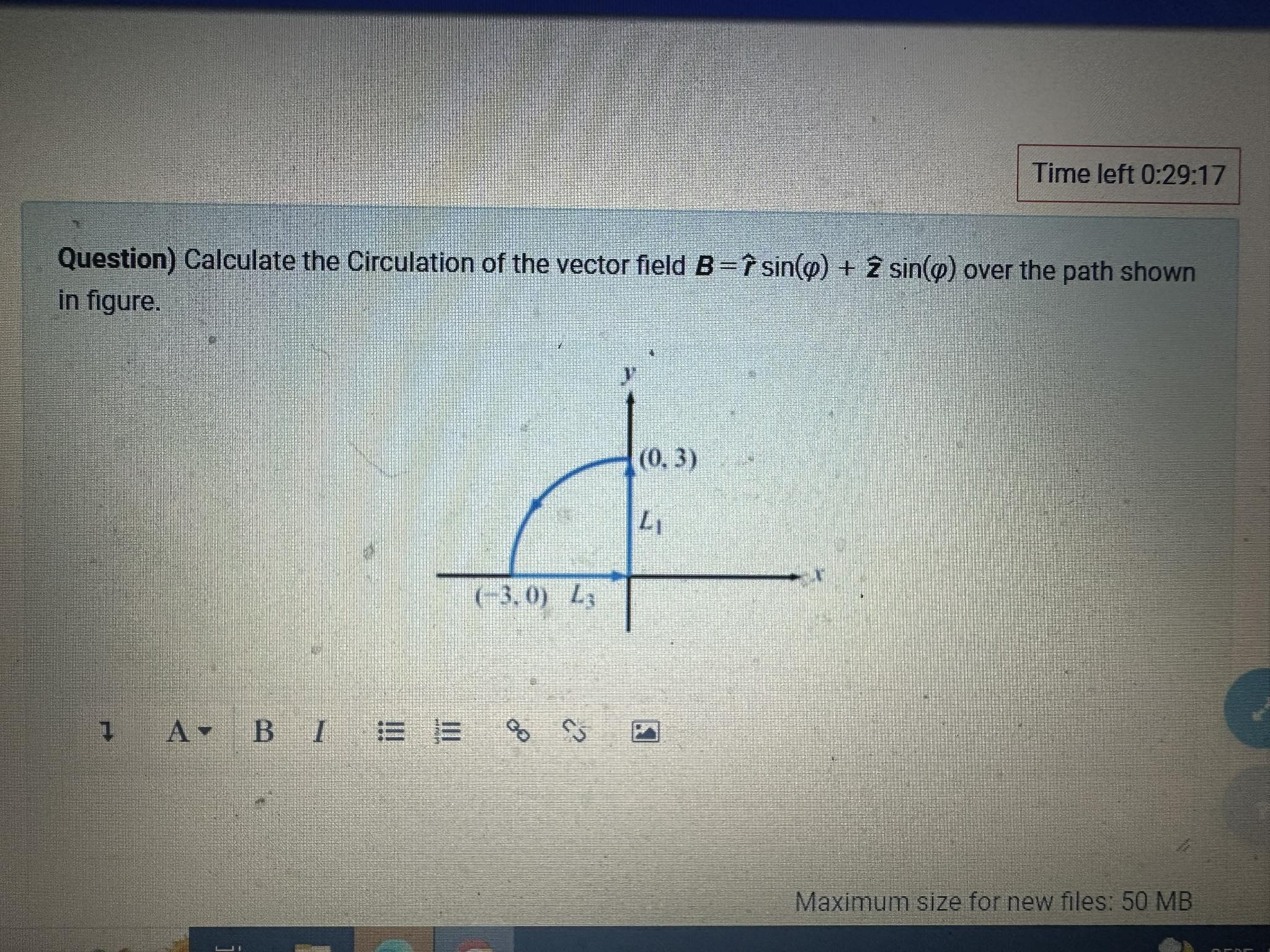 Solved Question) Calculate the Circulation of the vector | Chegg.com