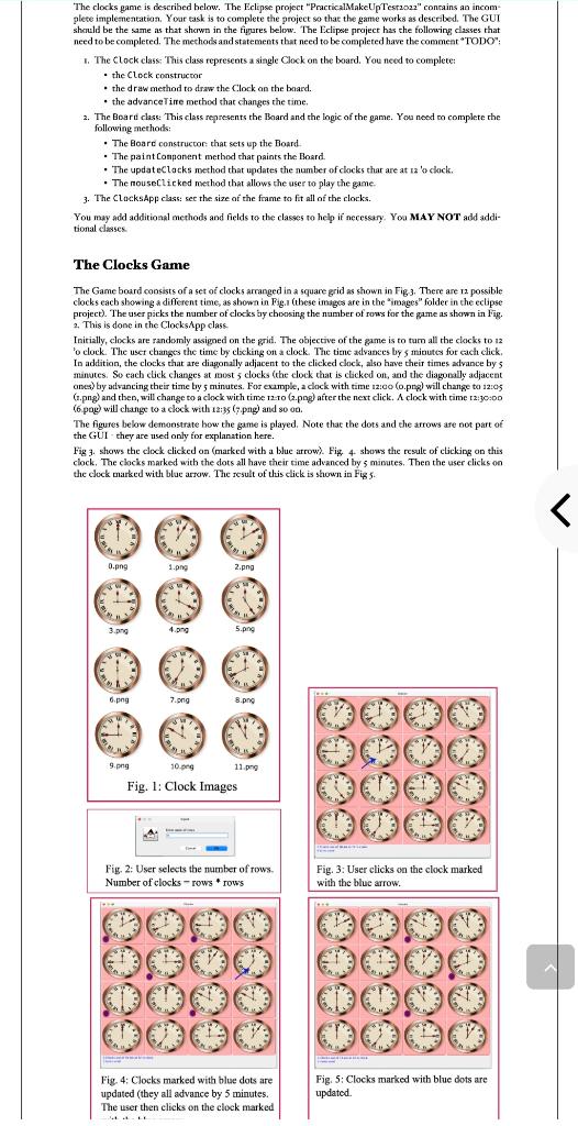 Solved package clocks; import java.awt.Color; import | Chegg.com