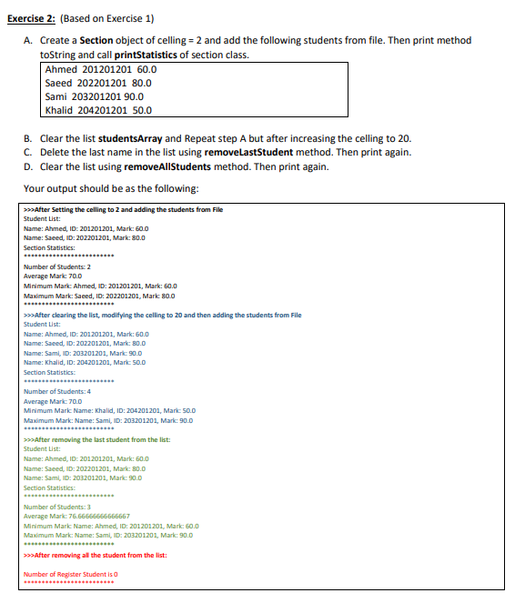 Solved A. Write a class Student that has attributes: | Chegg.com