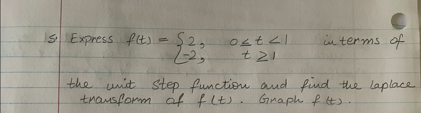 Solved s Express flt) $2, oct 2 t 21 in terms of 2-2, the | Chegg.com