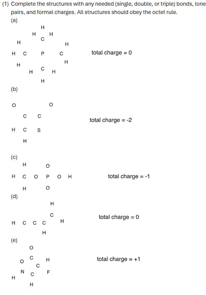 Solved Structures in images attatched. Complete the | Chegg.com