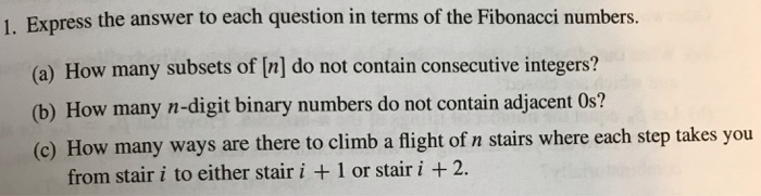 l. Express the answer to each question in terms of | Chegg.com