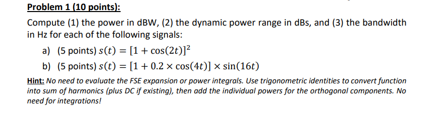 Solved For all problems, final answers without detailed work | Chegg.com