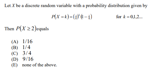 Solved Let X be a discrete random variable with a | Chegg.com