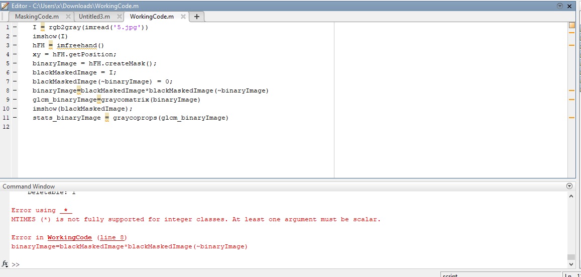 Solved I would like to evaluate the glcm features of the | Chegg.com