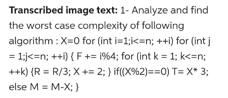 Solved Transcribed image text: 1- Analyze and find the worst | Chegg.com