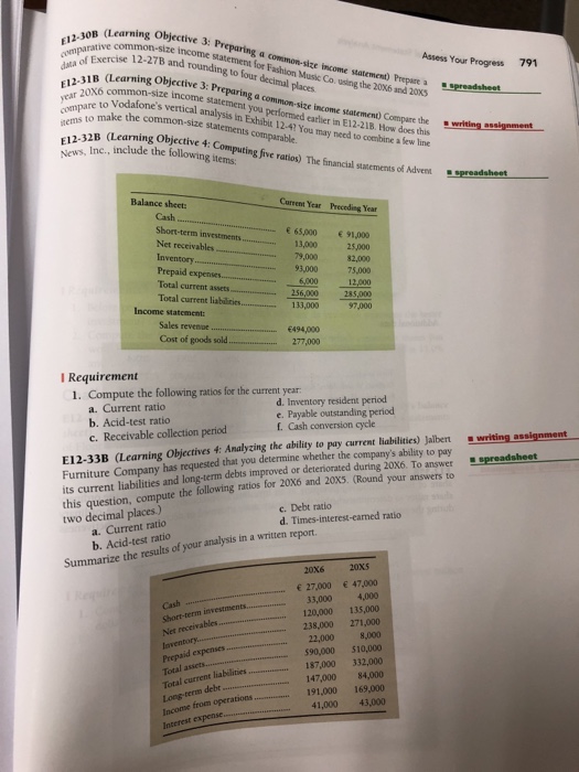 Solved 90 Chapter 12 Financial Statement Analysis | Chegg.com