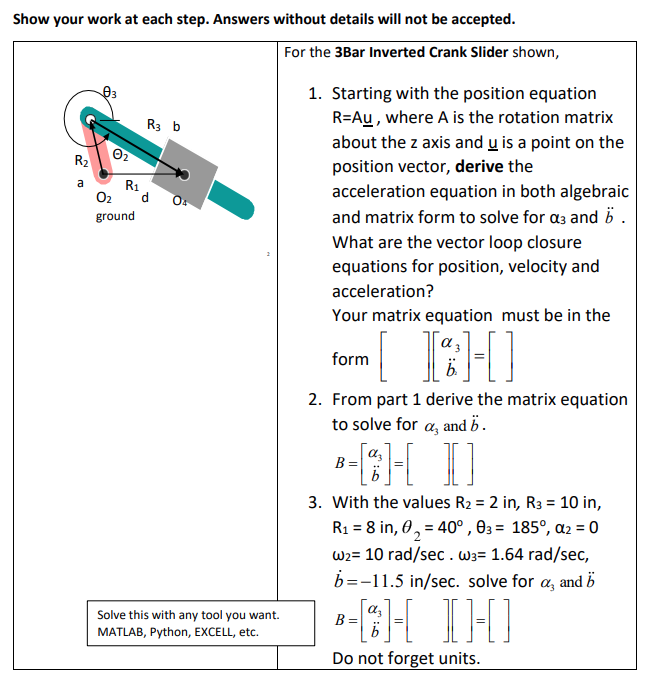 Solved Solve all 3 ﻿Parts with step by step detail, I will | Chegg.com