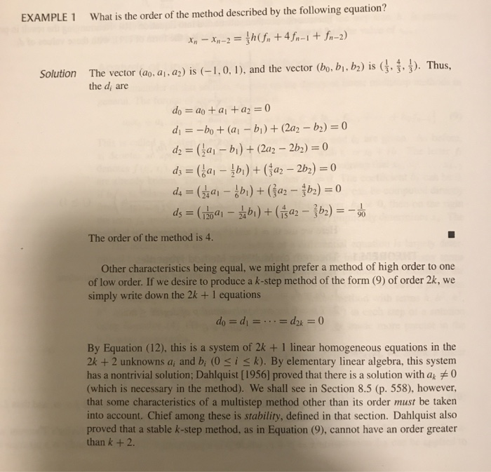 Solved 4. Consider the multistep method Determine α so that | Chegg.com