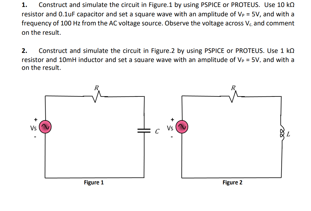 Solved Construct and simulate the circuit in Figure. 1 ﻿by | Chegg.com