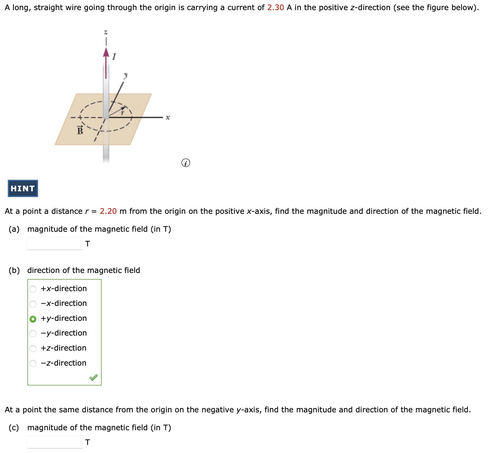Solved At a point a distance \\( r=2.20 \\mathrm{~m} \\) | Chegg.com