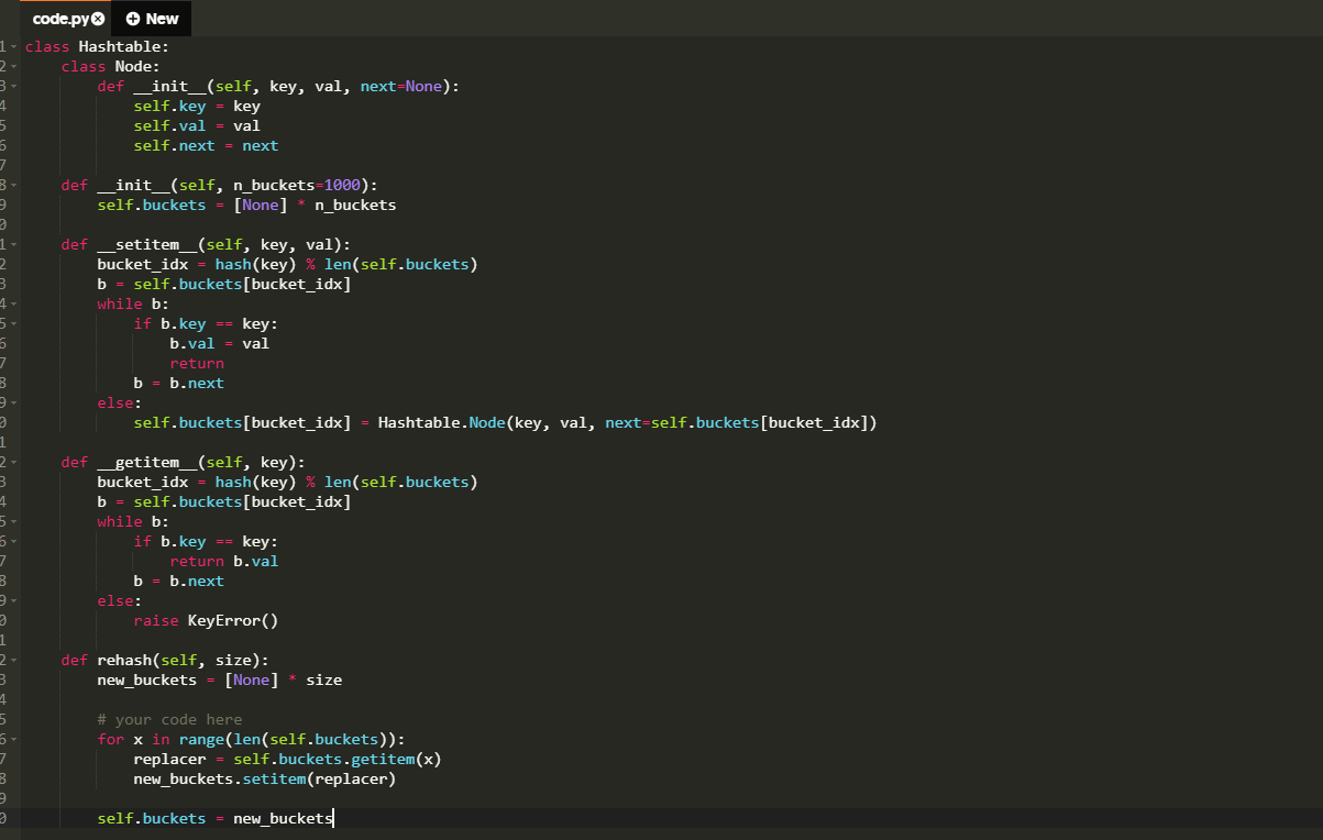 Solved Quiz 05 Hashtable Implementation 15 Polnts Possible Reset Starter Code 1 Question 1 9052