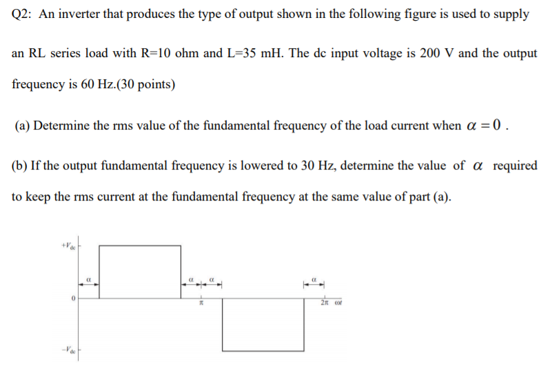 Solved Q2: An inverter that produces the type of output | Chegg.com