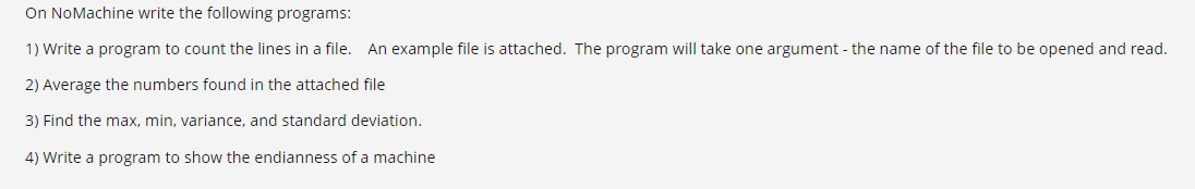 Solved On No Machine write the following programs: 1) Write | Chegg.com