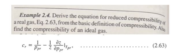Solved Example 2.4. Derive the equation for reduced | Chegg.com
