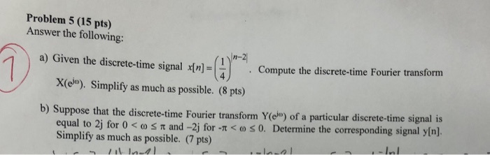 Solved Problem 5 (15 pts) Answer the following: I- a) Given | Chegg.com