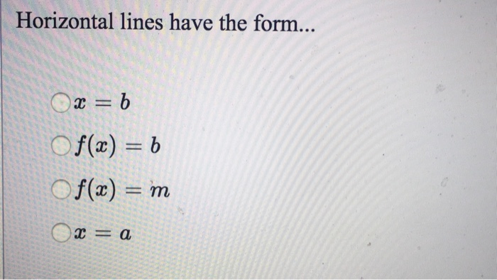 Solved To find the horizontal intercept ofa function, what | Chegg.com