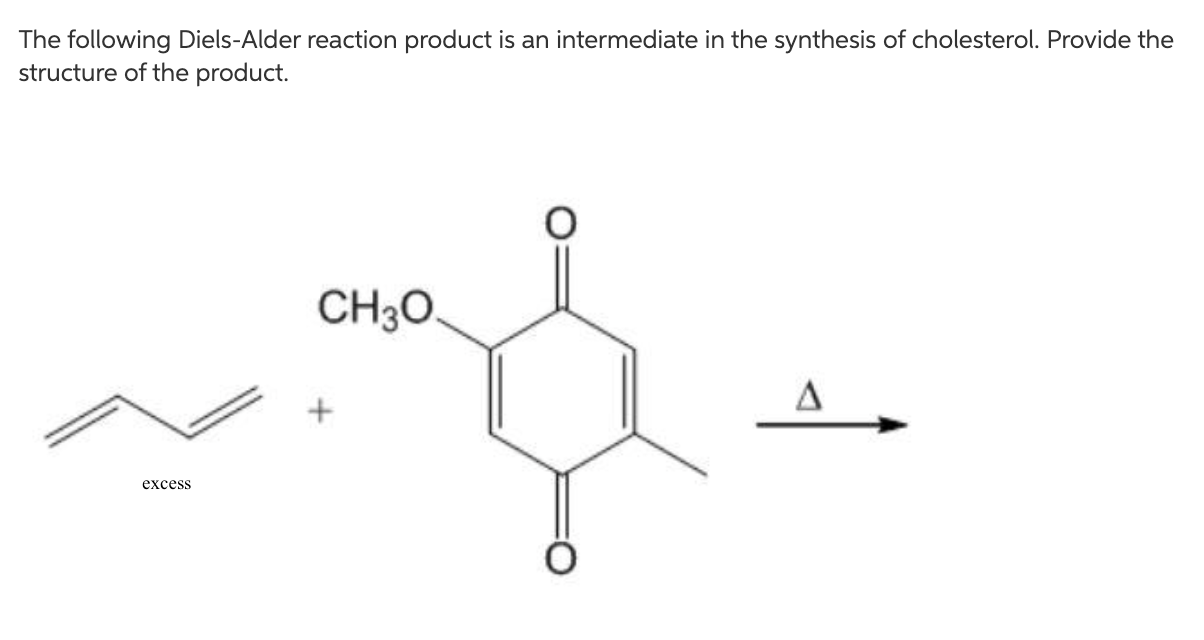 Solved The following Diels-Alder reaction product is an | Chegg.com