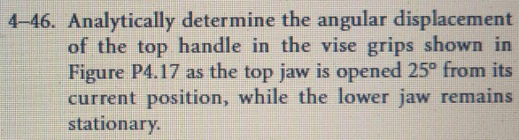 Solved 4-42. Analytically determine the linear displacement | Chegg.com