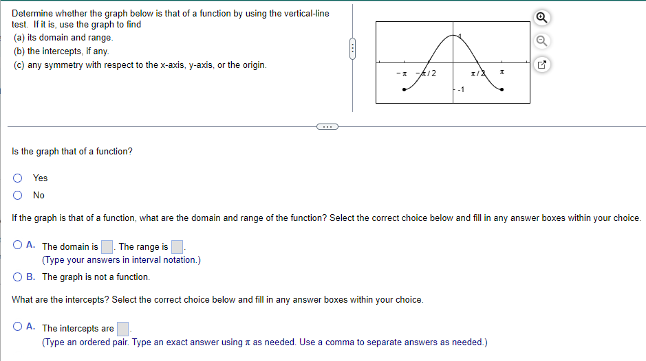 Solved Determine whether the graph below is that of a | Chegg.com