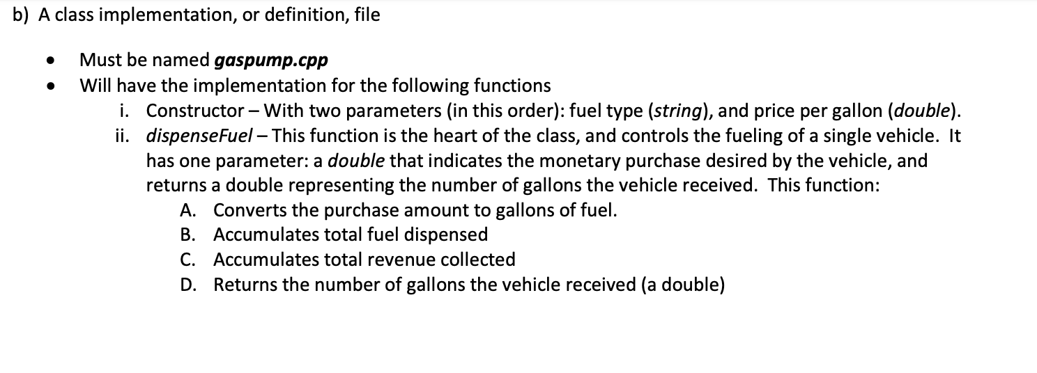 Solved Objectives: 1) Use classes; 2) Split interface and | Chegg.com