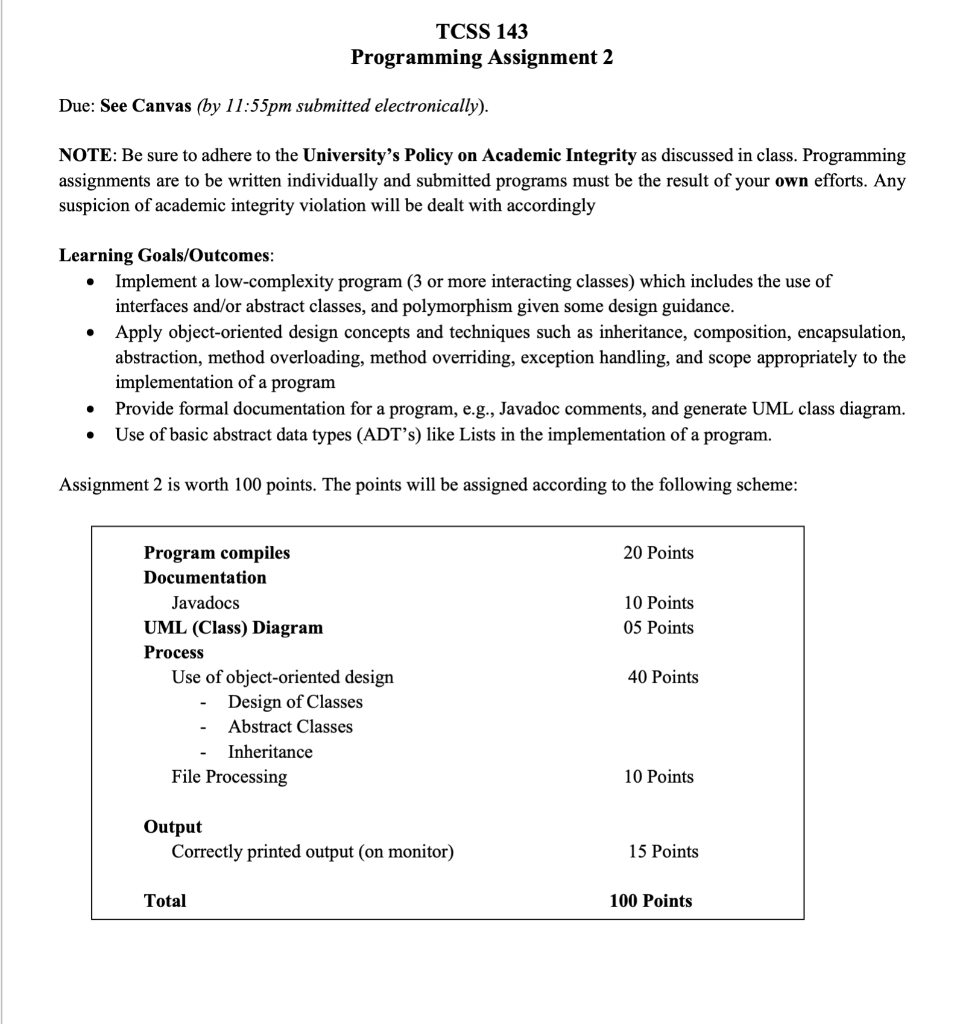 Learning Goals/Outcomes: - Implement a low-complexity | Chegg.com
