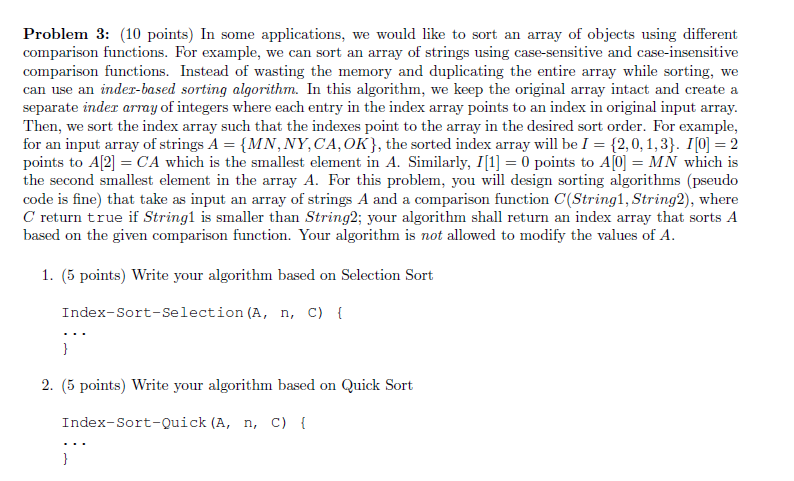 Solved W Problem 3: (10 points) In some applications, we | Chegg.com