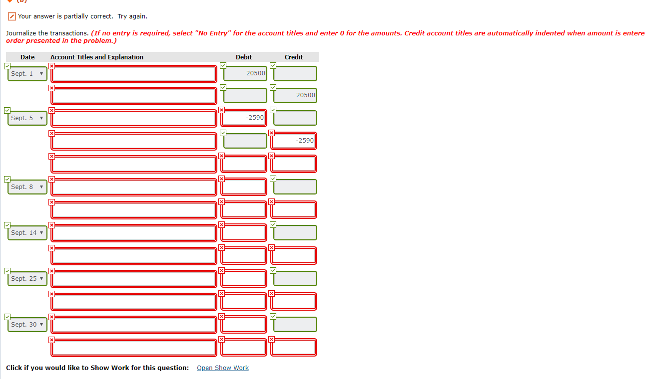 Solved Exercise 3-14 (Part Level Submission) Selected | Chegg.com