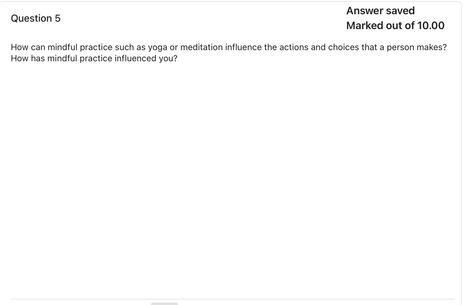 Solved How can mindful practice such as yoga or meditation | Chegg.com