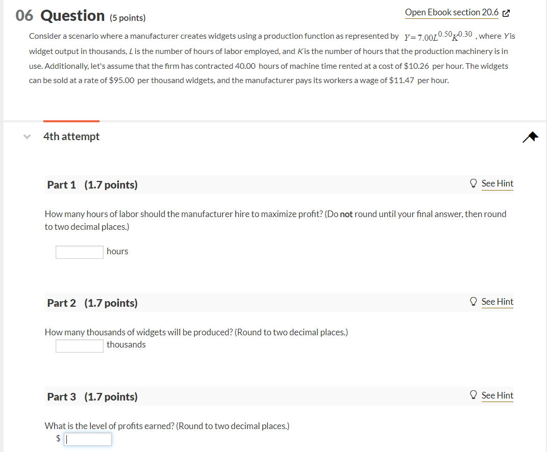 Solved 06 ﻿Question (5 ﻿points)Consider a scenario where a | Chegg.com