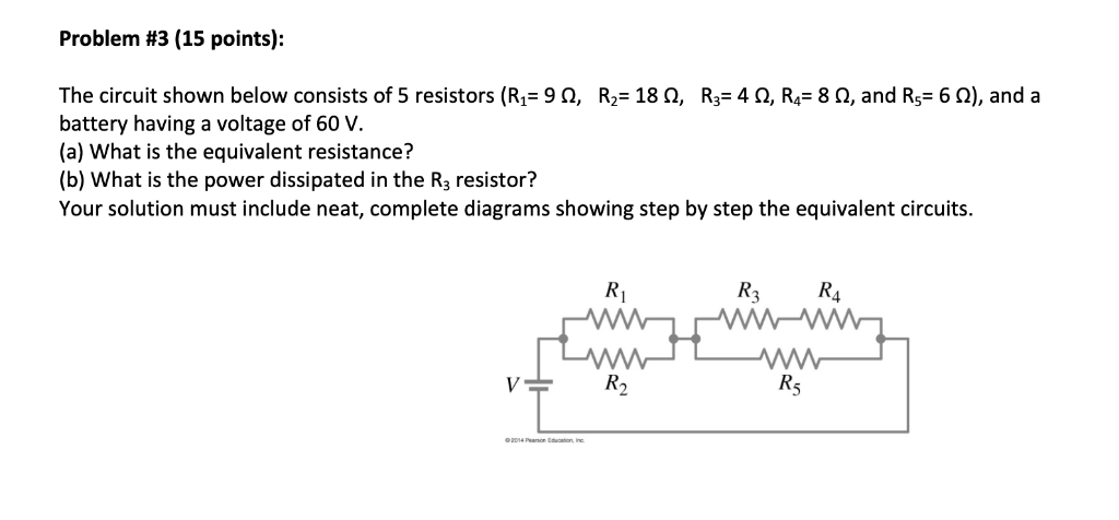 Solved Problem 3 15 Points The Circuit Shown Below 
